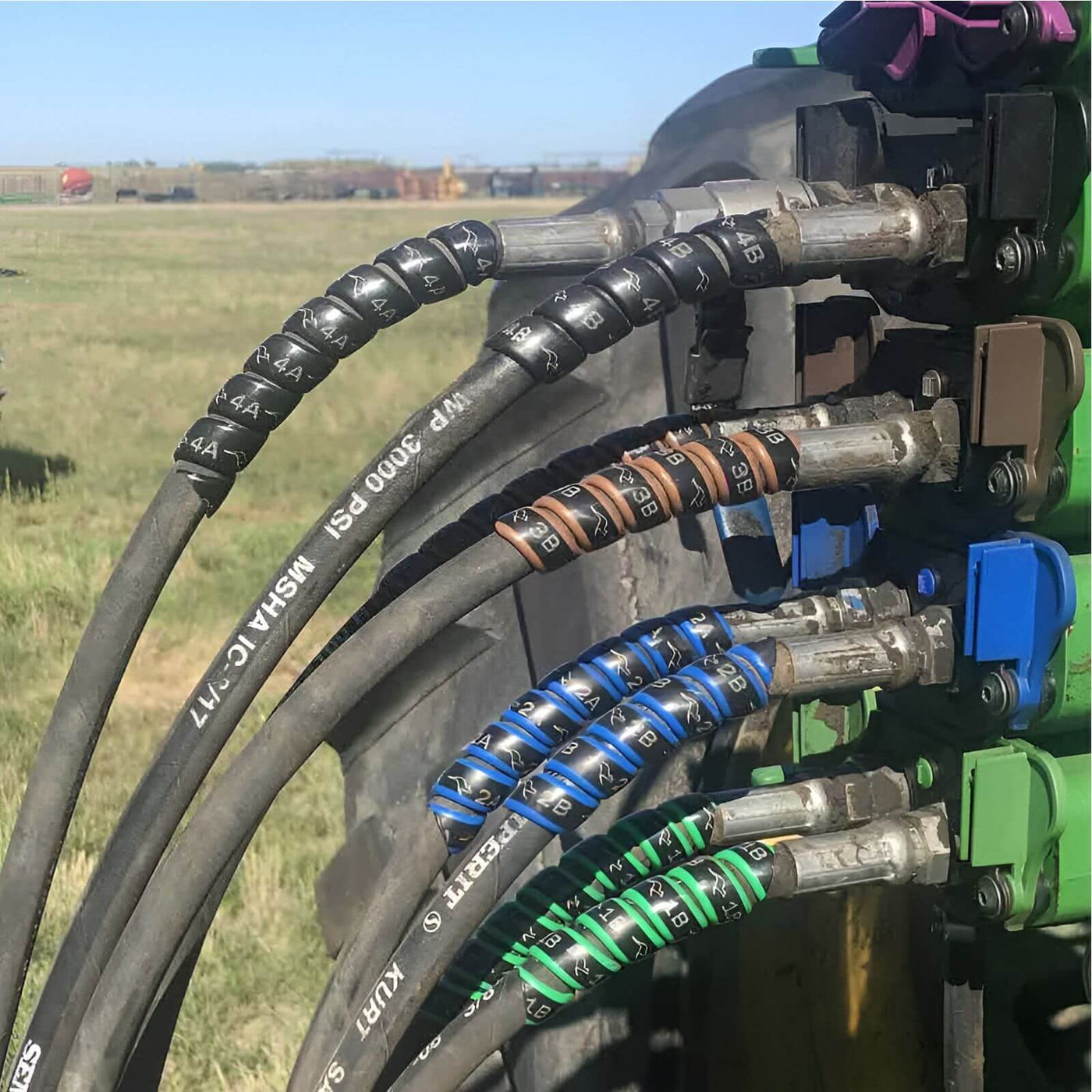Outback Wrap | Hydraulic Hose Identification Wraps | 4-Pair A/B ...