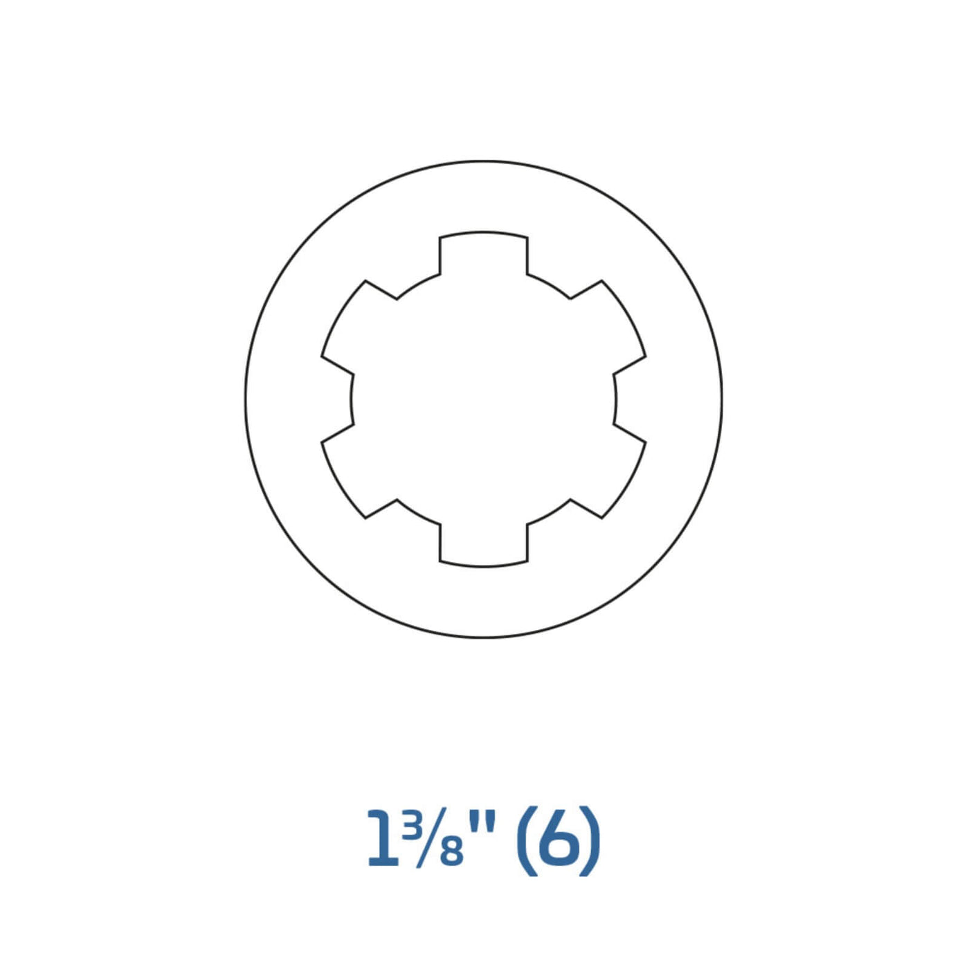 Walterscheid | PTO CV 540 RPM End Yoke | 1-3/8" x Z6 | 2580 Series ...